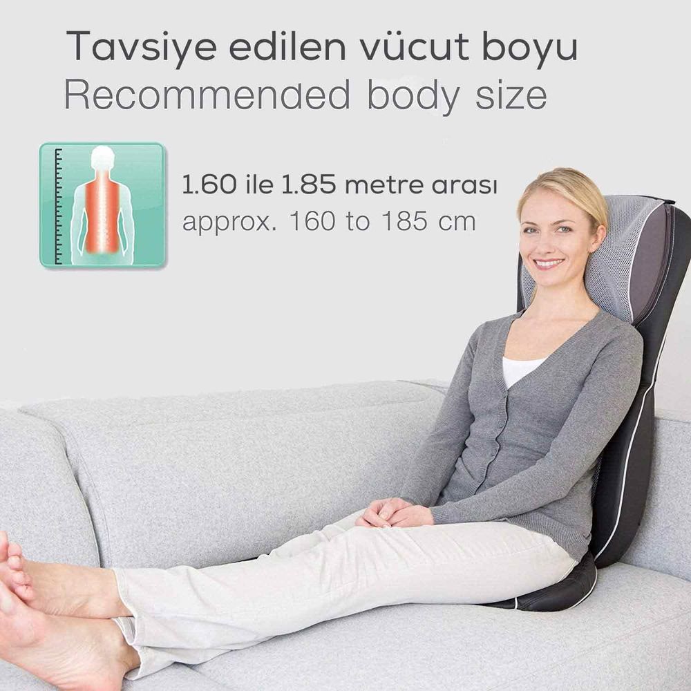 Beurer MG 295 Siyah Shiatsu Masaj Minderi - Dükkanium